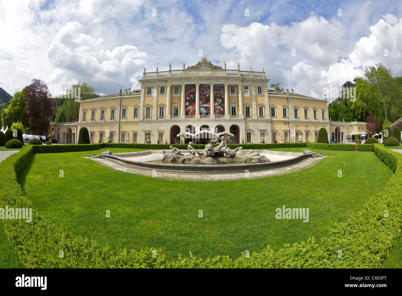 Villa Olmo in spring sunshine, Lake Como, Lombardy, Italian Lakes ...