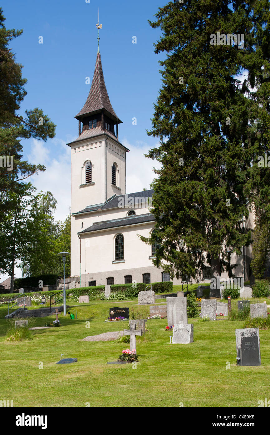 Boo kyrka (Boo church), Nacka, Sweden Stock Photo - Alamy