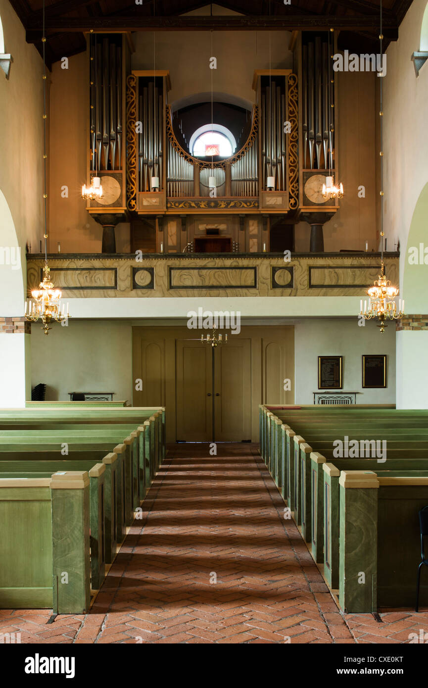 The organ in Boo kyrka (Boo church), Nacka, Sweden Stock Photo - Alamy