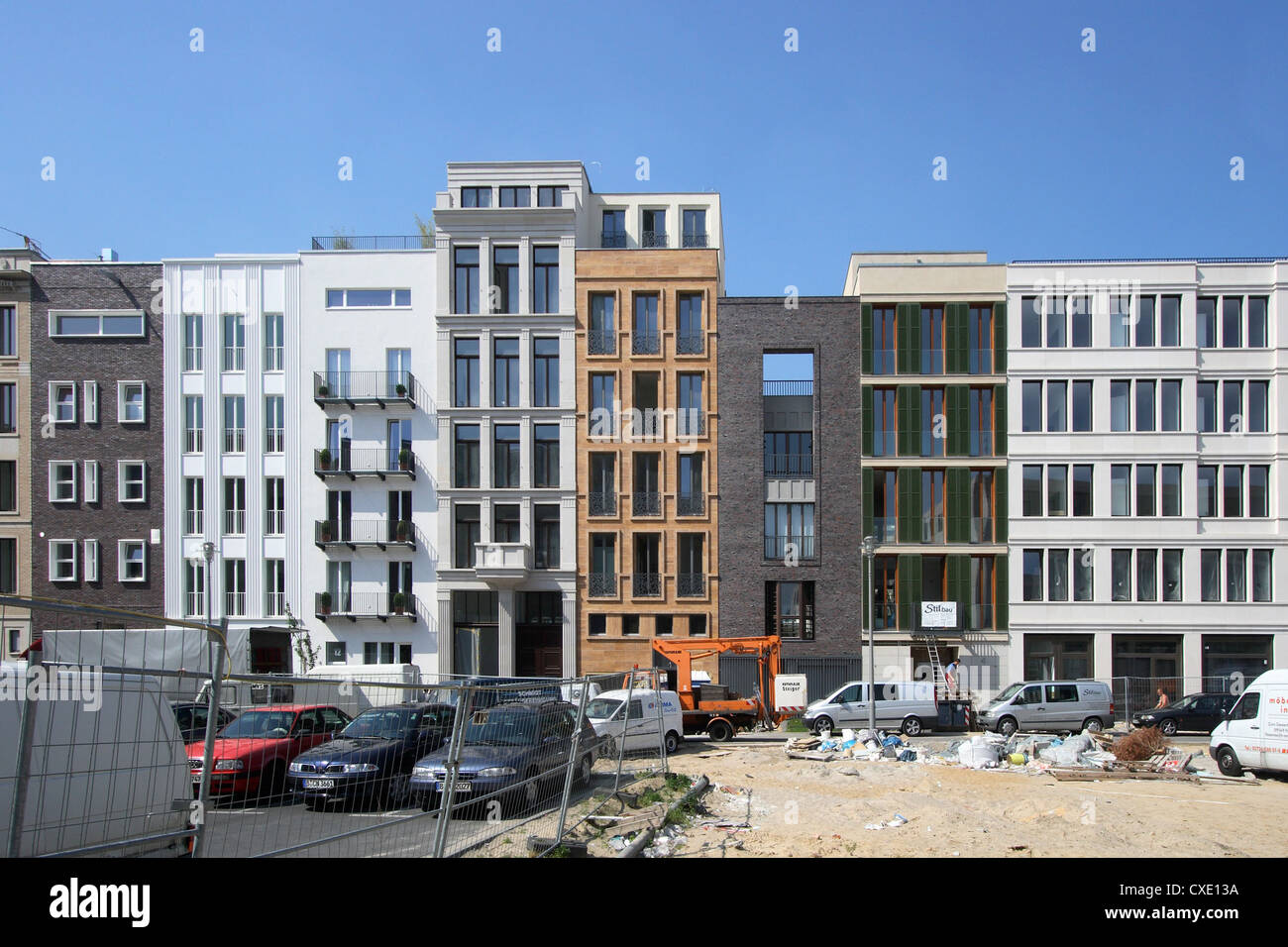 Project Berlin Townhouses Stock Photo - Alamy