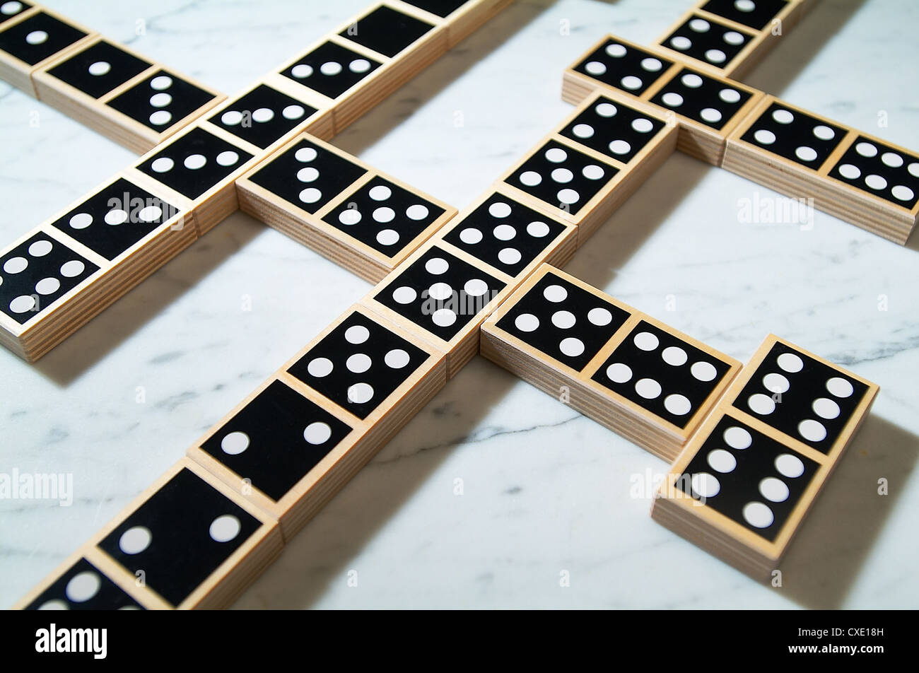 Hamburg, designed dominoes Stock Photo - Alamy