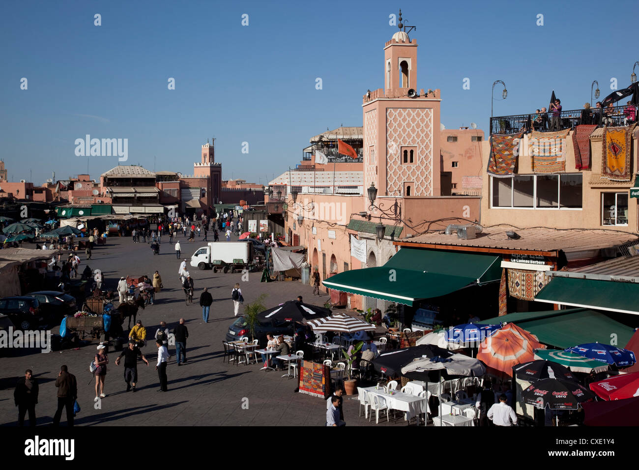 Marrakesh city view hi-res stock photography and images - Alamy
