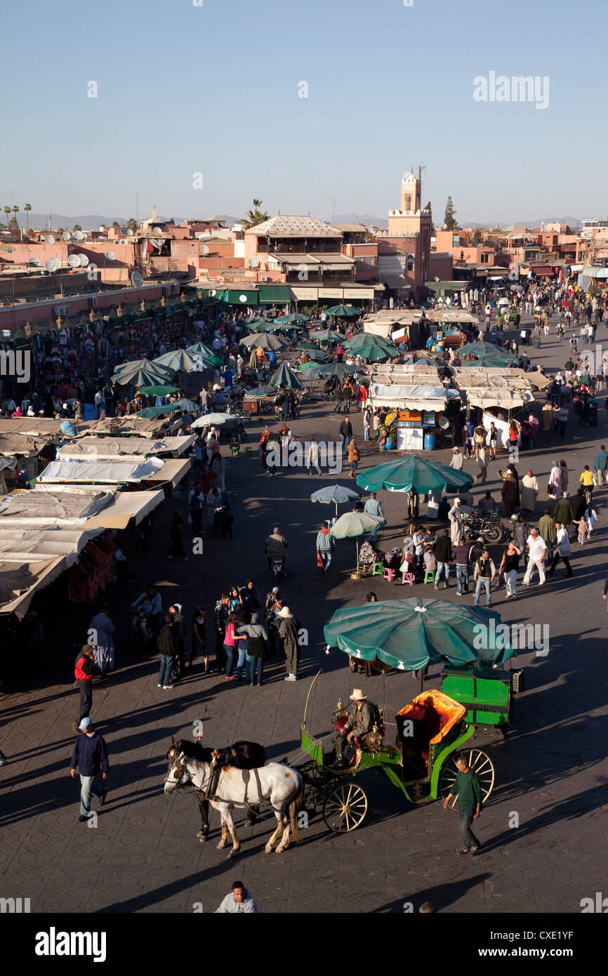 Marrakesh city view hi-res stock photography and images - Alamy