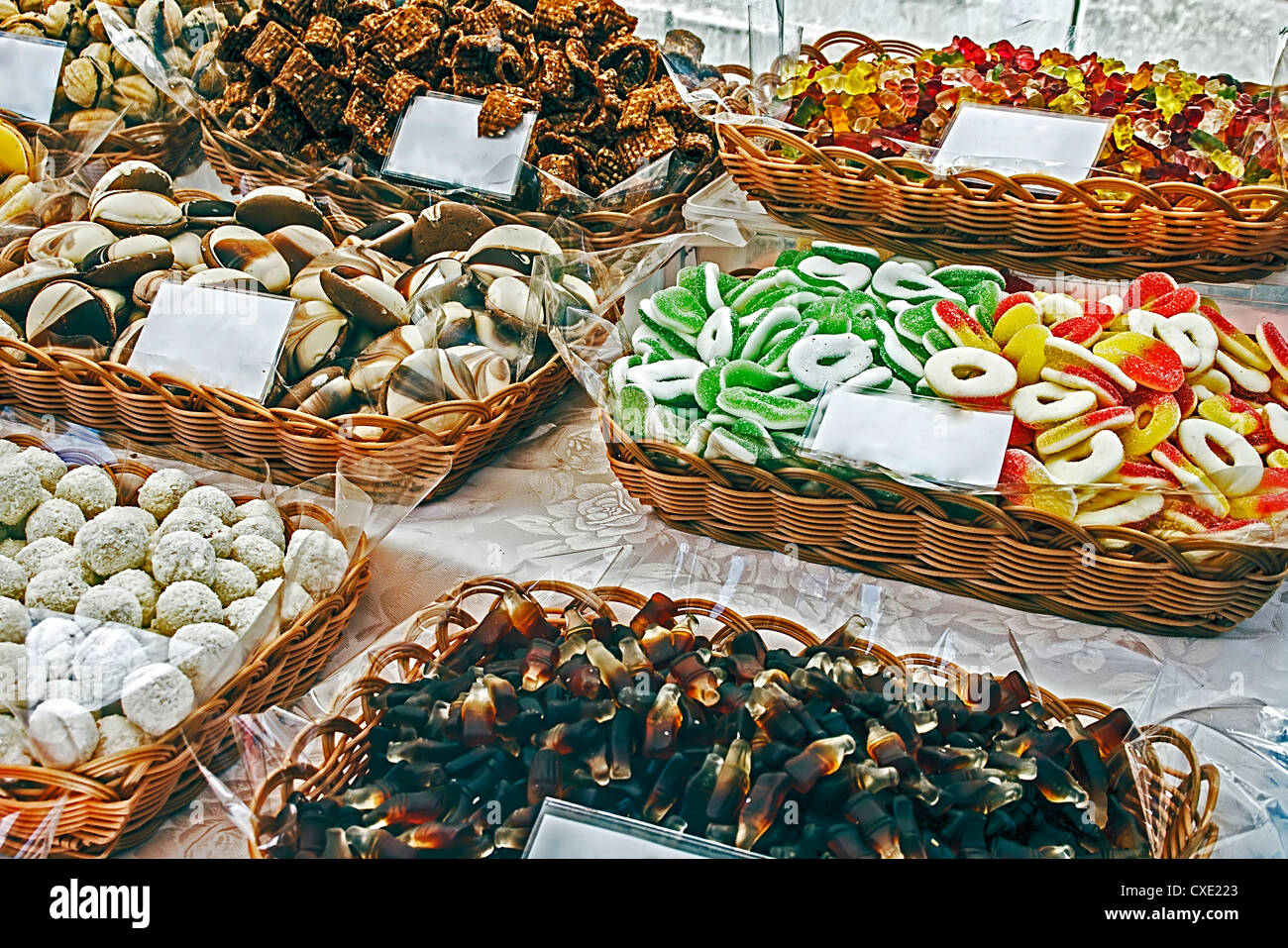 Different types of jellies and cand on sale Stock Photo - Alamy