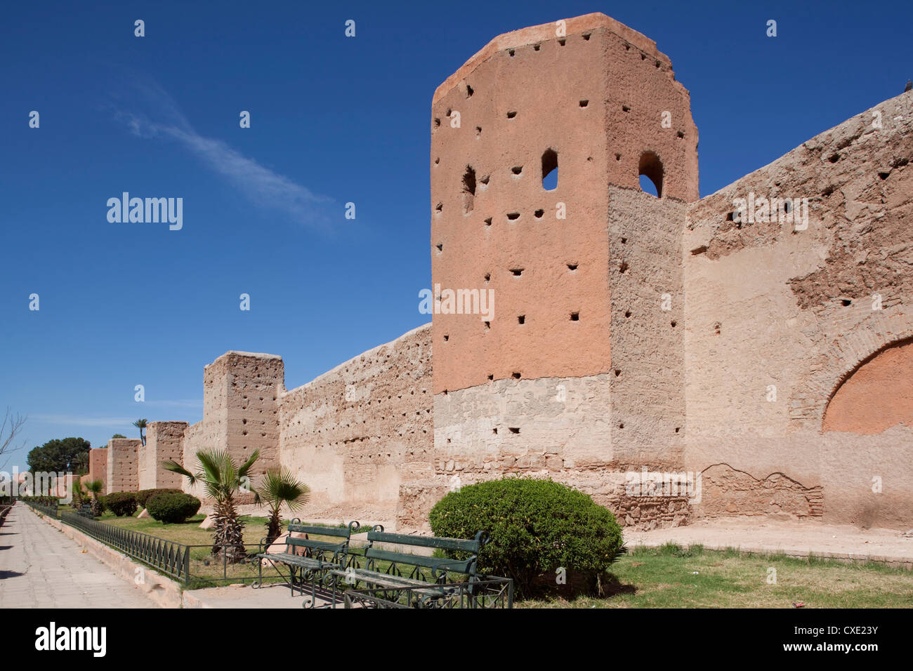 Walls of the Old and Medina, Marrakesh, Morocco, North Africa, Africa ...