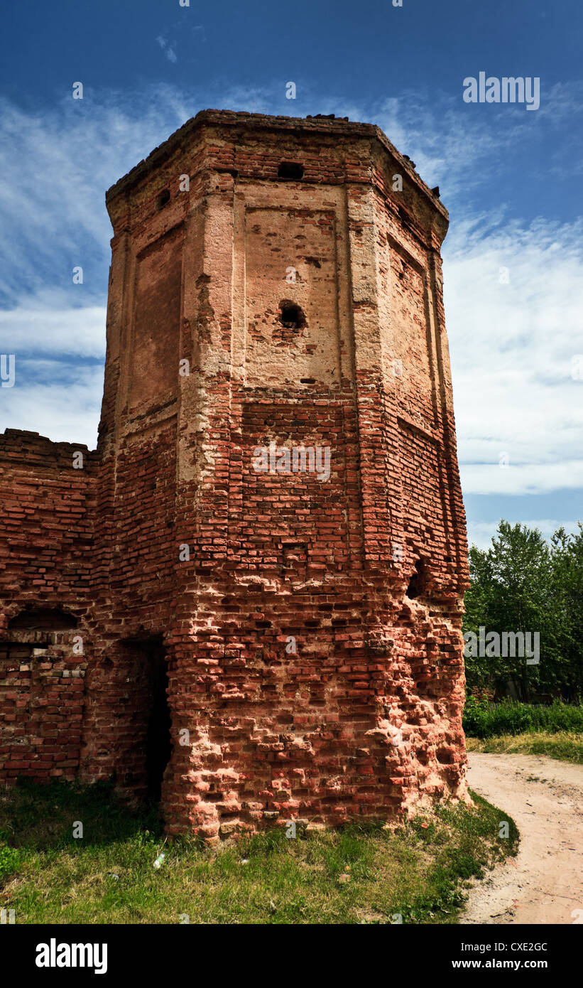 ruins of old castle Stock Photo - Alamy