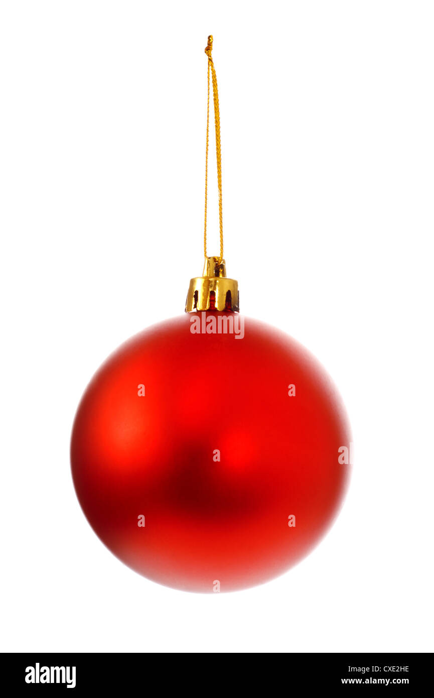 Christmas ball winter holidays Cut Out Stock Images & Pictures - Alamy