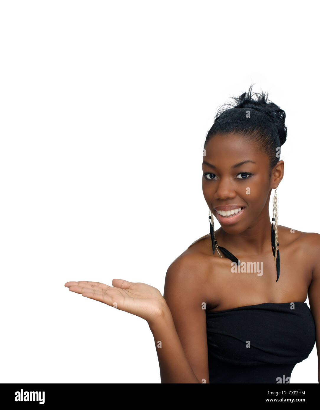 Beautiful Young Woman, Hostess (1 Stock Photo - Alamy
