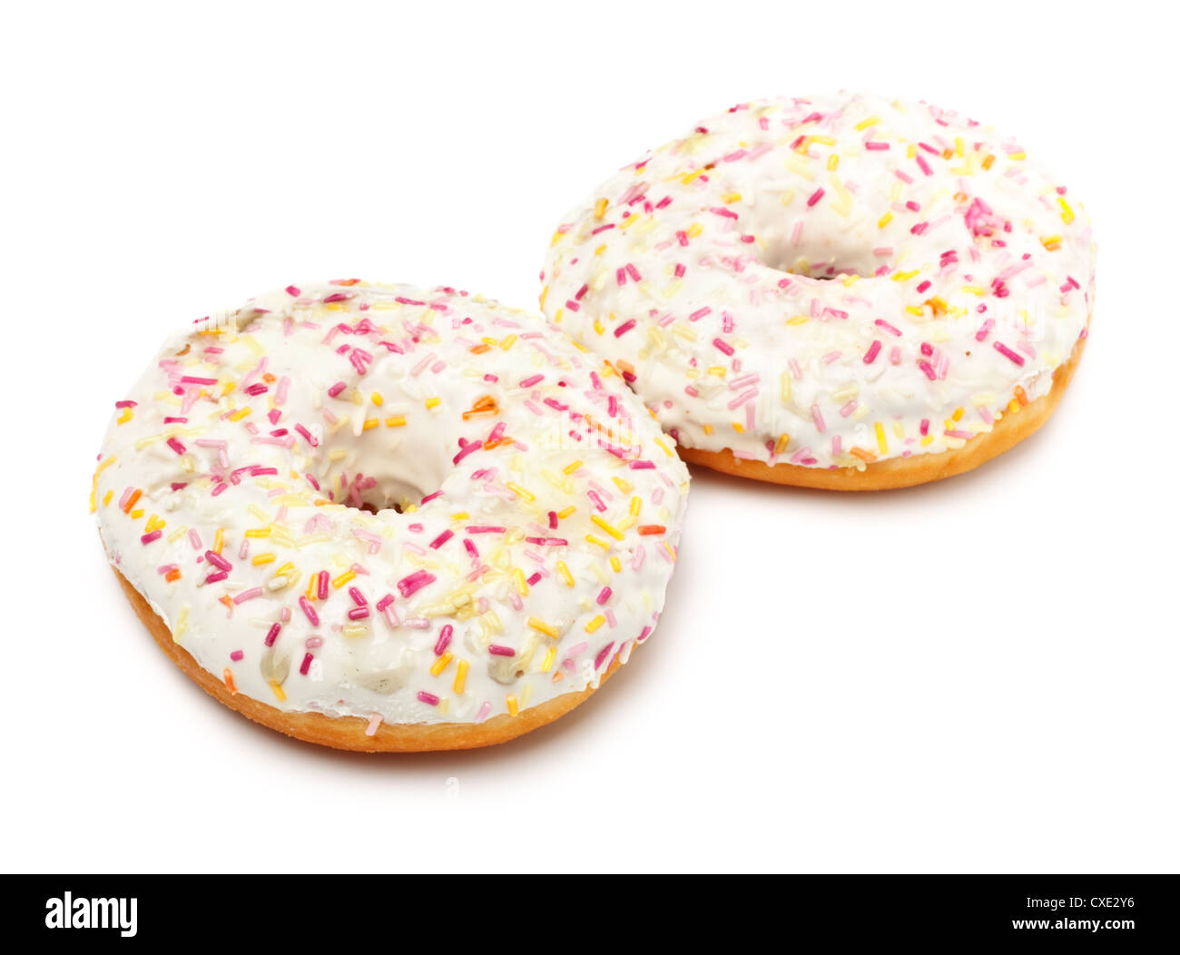 Sugar Glazed Donuts Stock Photo - Alamy