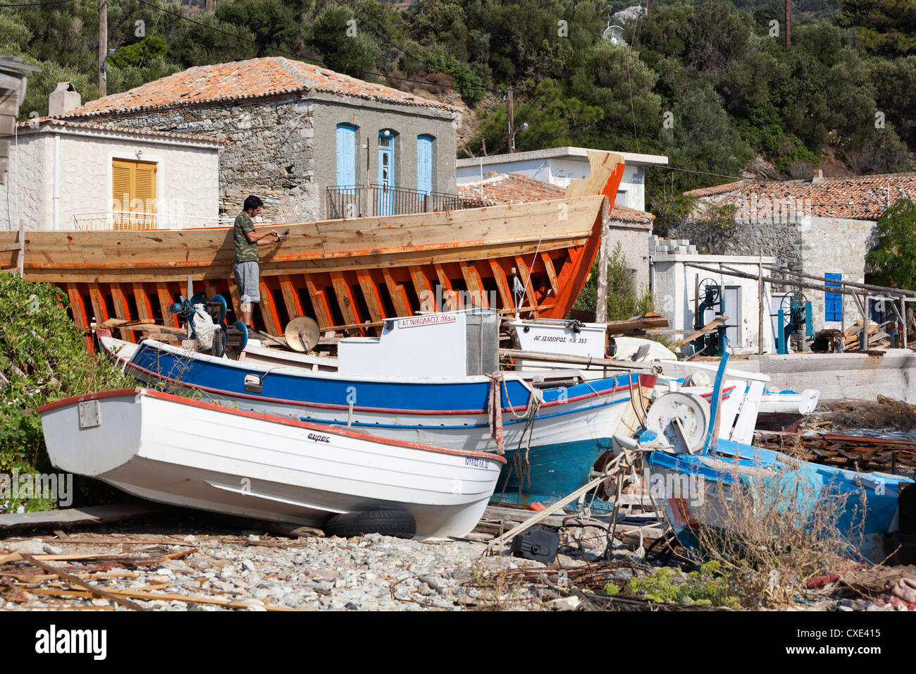 Boat building yard hi-res stock photography and images - Alamy