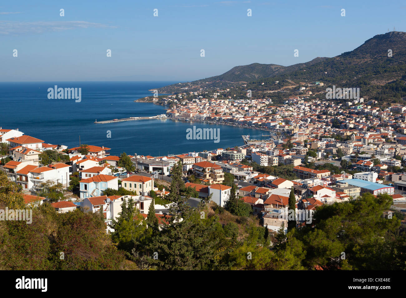 Samos town hi-res stock photography and images - Alamy