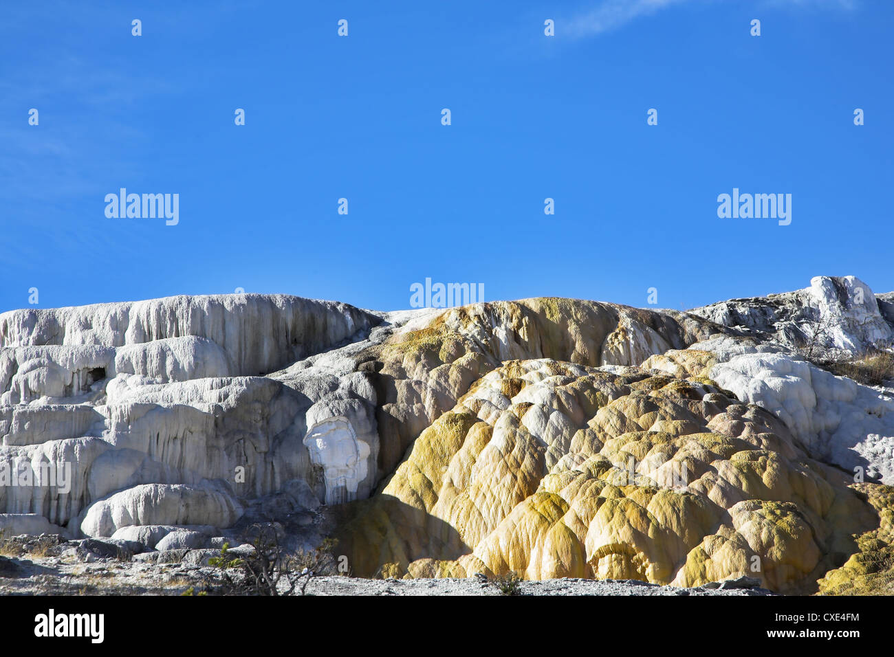 Calcareous formations travertine Stock Photo - Alamy