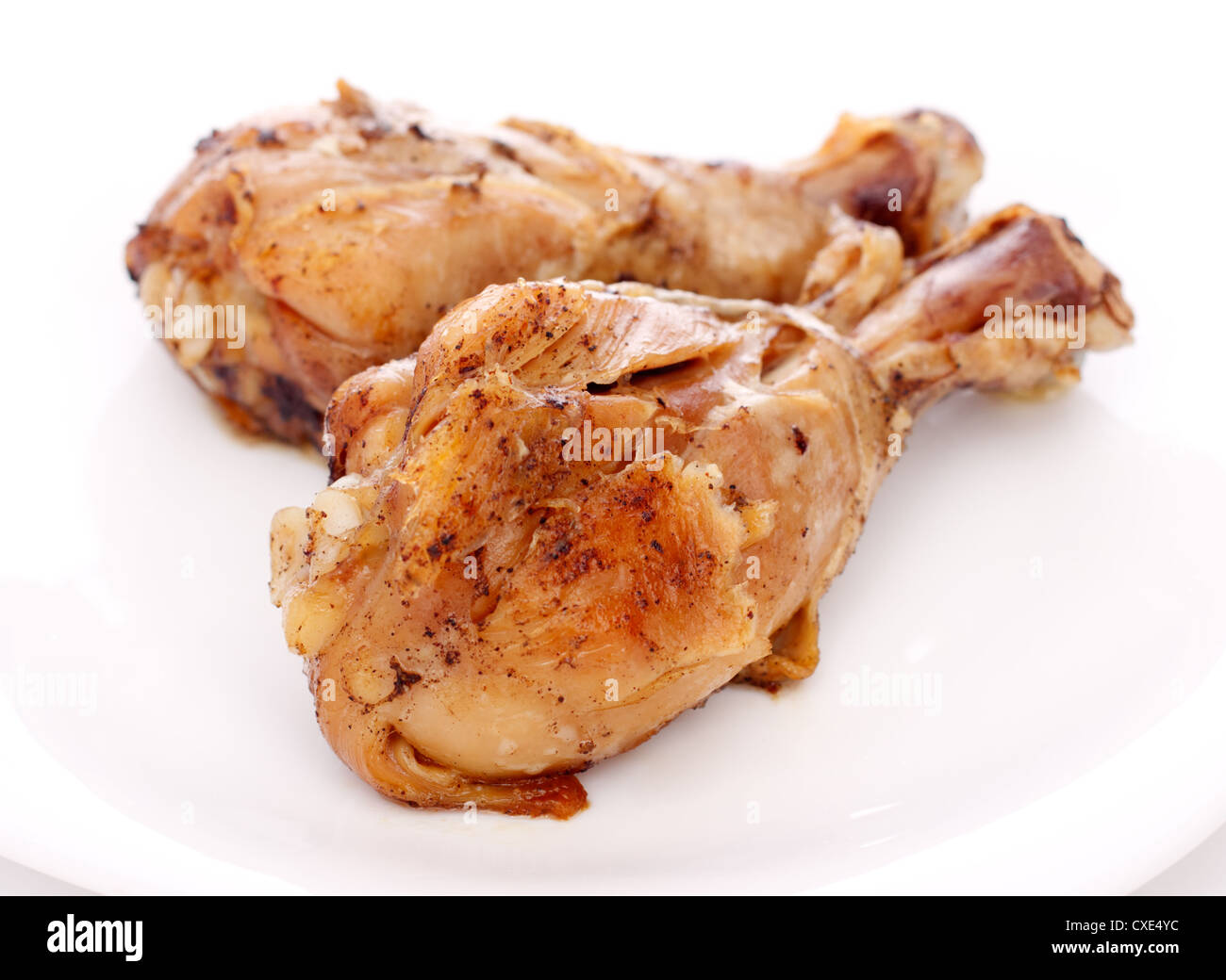 Two roasted chicken legs hi-res stock photography and images - Alamy