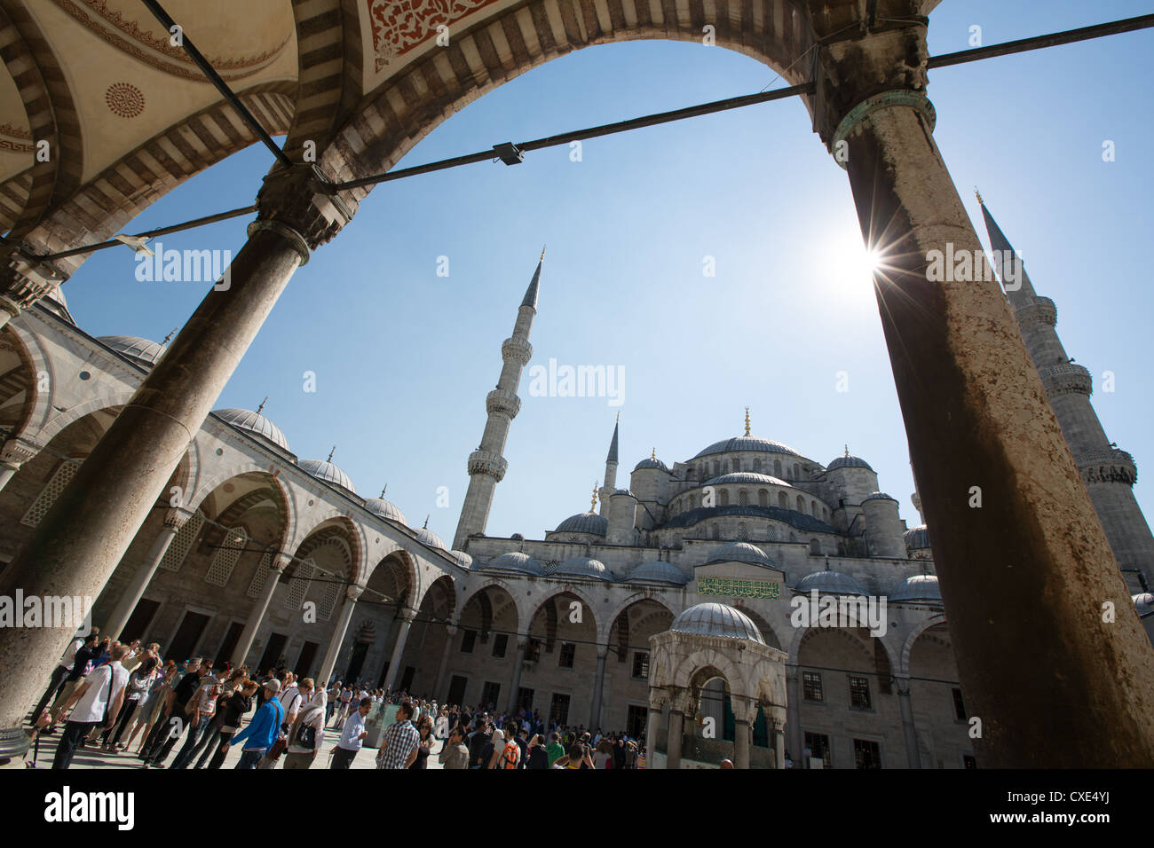 Sultan Ahmed Mosque, known as Blue Mosque, Istanbul, in Turkey Stock Photo - Alamy