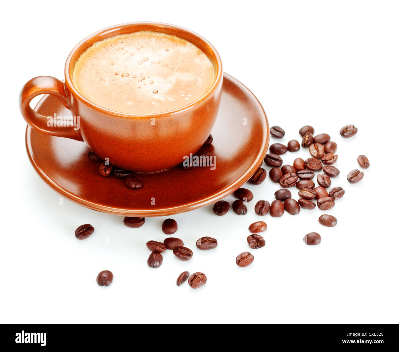 One full morning espresso coffee hi-res stock photography and images ...