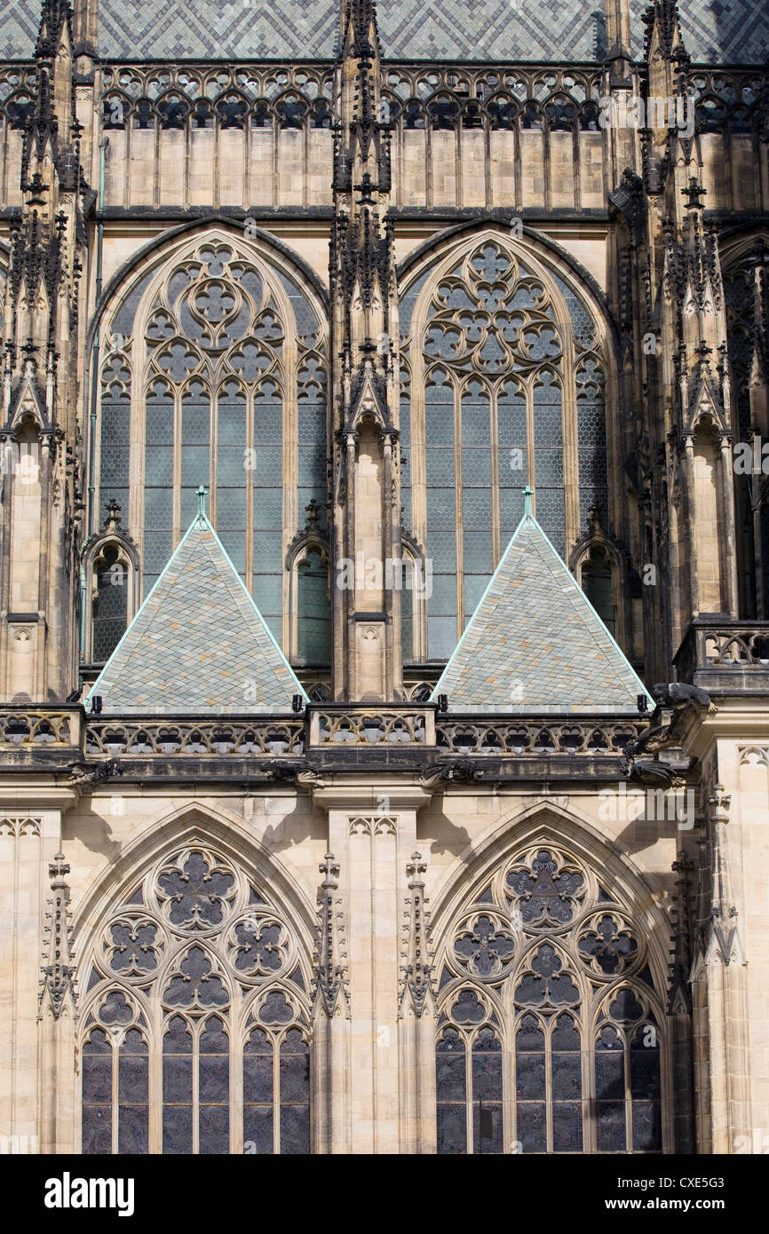 Prague Castle biggest castle in the world Abstract view of the castle ...
