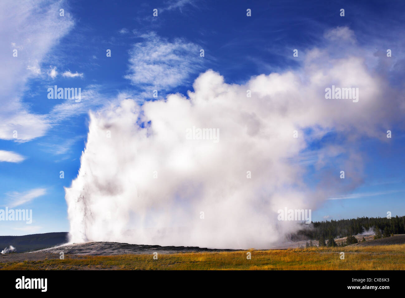 The well-known of the world geyser Stock Photo - Alamy
