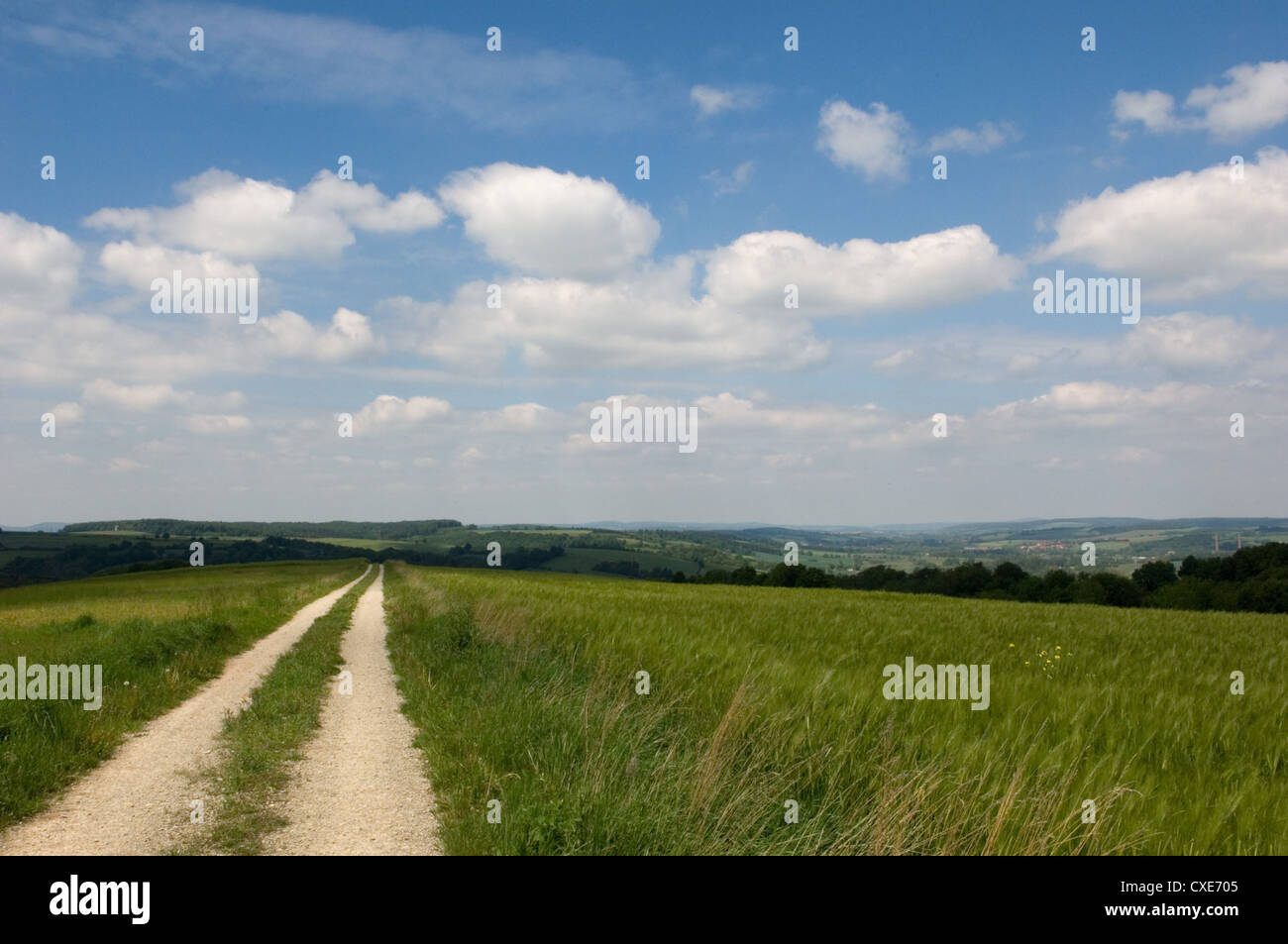 Hilkerode landscape in Eichsfeld Stock Photo - Alamy