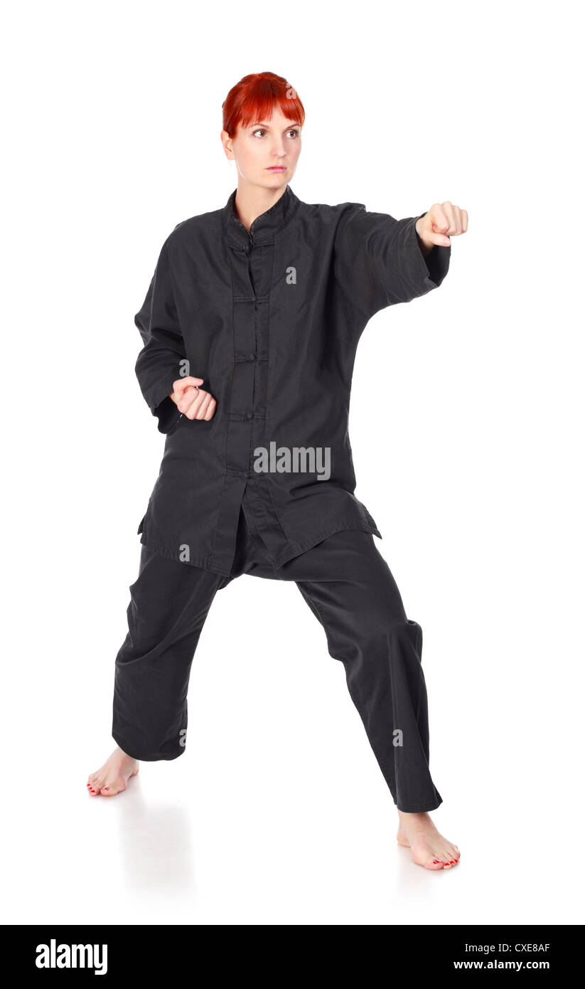 Wushu girl hi-res stock photography and images - Alamy