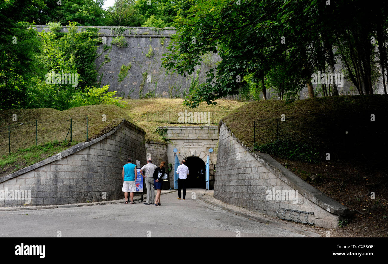 Verdun,Underground Citadel,Entrance of Guinot galerie,14-18,first world ...