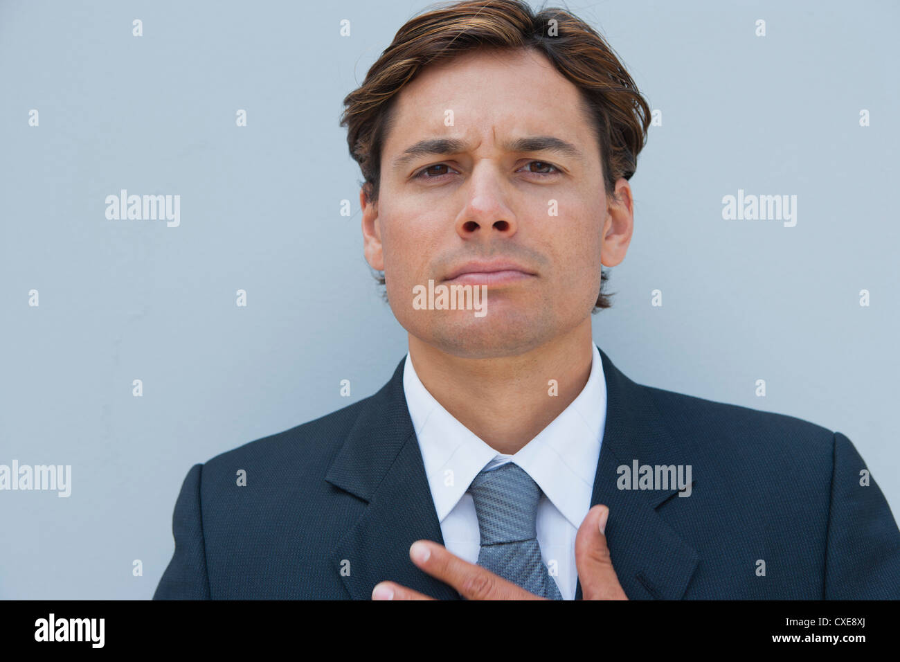 Furrowing brow hi-res stock photography and images - Alamy