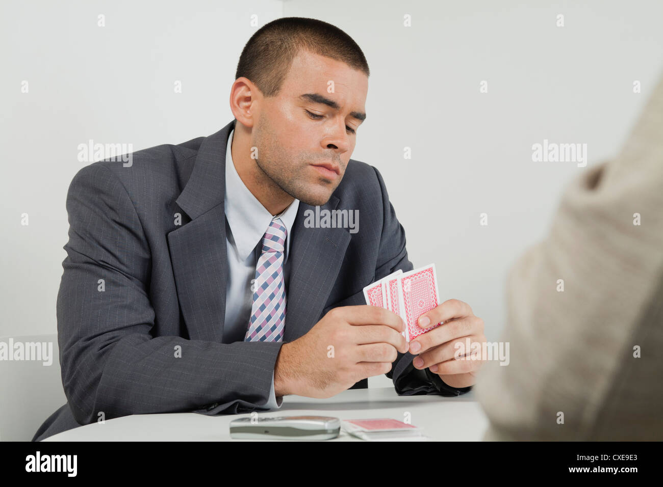 Well dressed men playing cards hi-res stock photography and images - Alamy