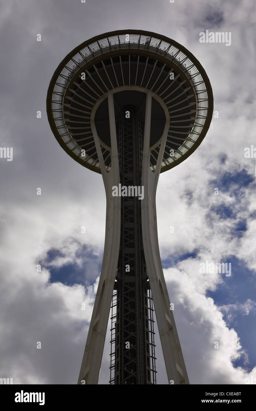 The well-known tower in Seattle Stock Photo - Alamy