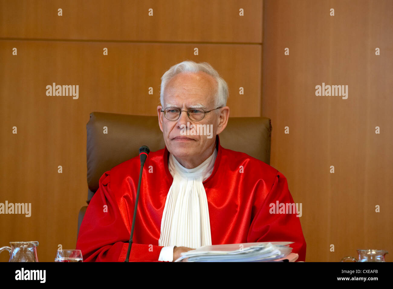 Karlsruhe, Germany - Prof. Dr. Wolfgang Hoffmann-Riem, LL.M Stock Photo ...