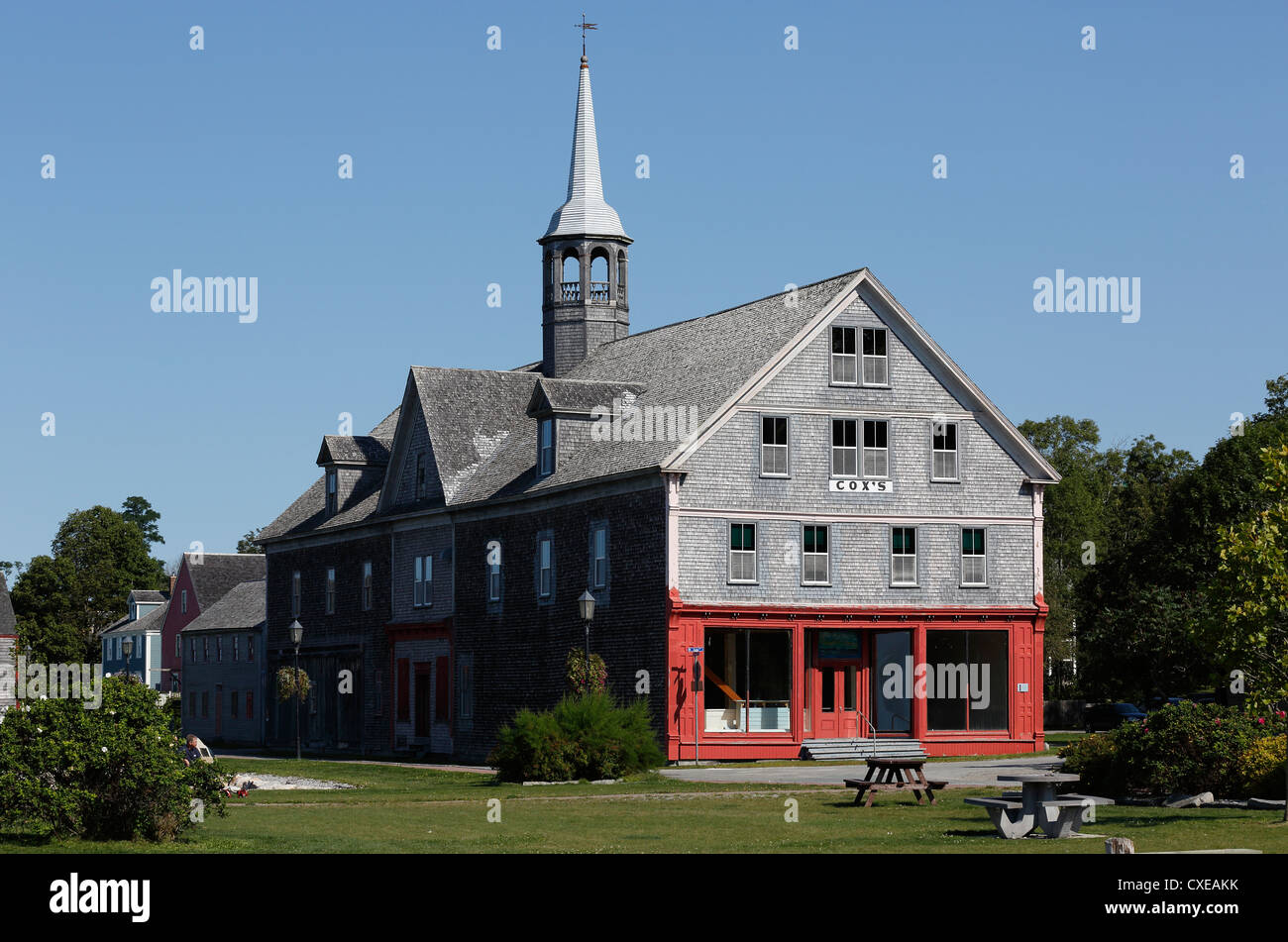The Cox building, Shelburne, Nova Scotia Stock Photo - Alamy