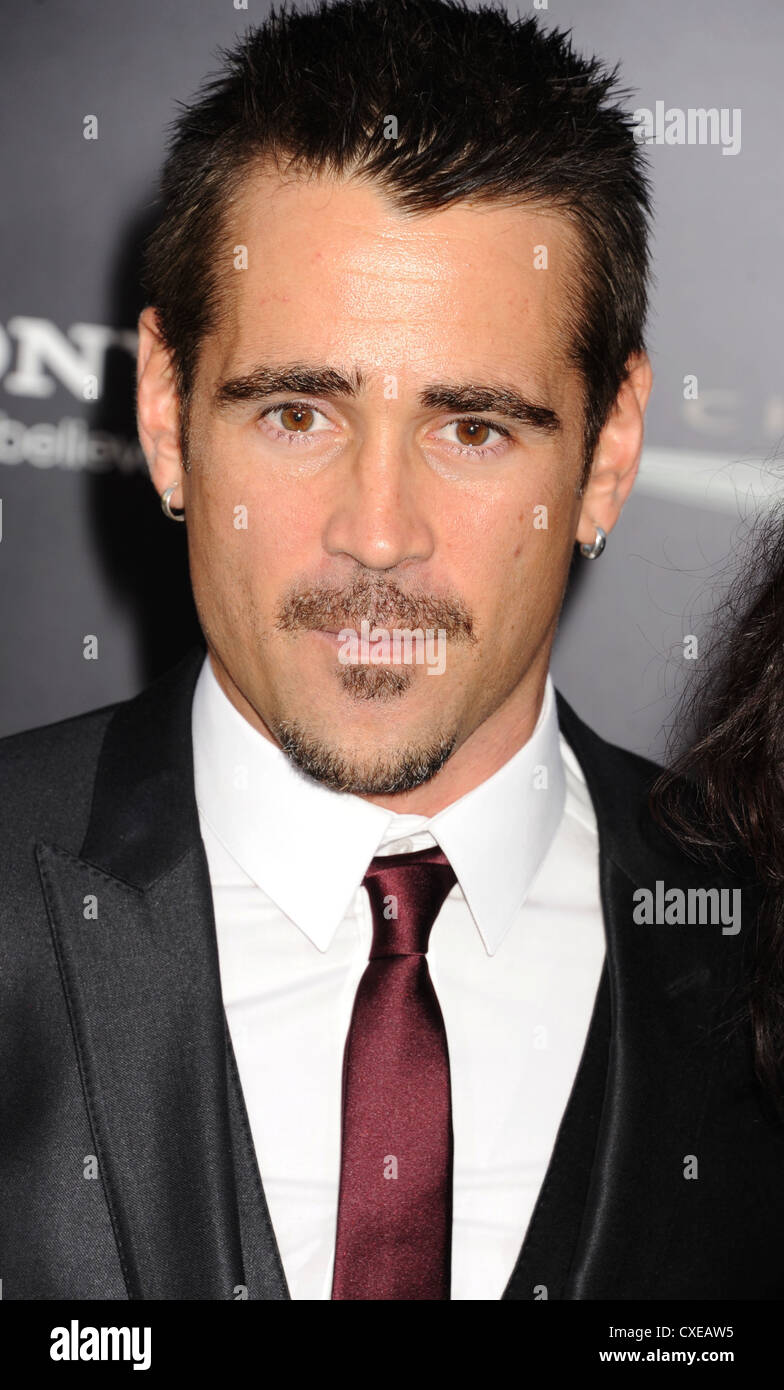 COLIN FARRELL Irish film actor in August 2012. Photo Jeffrey Mayer ...