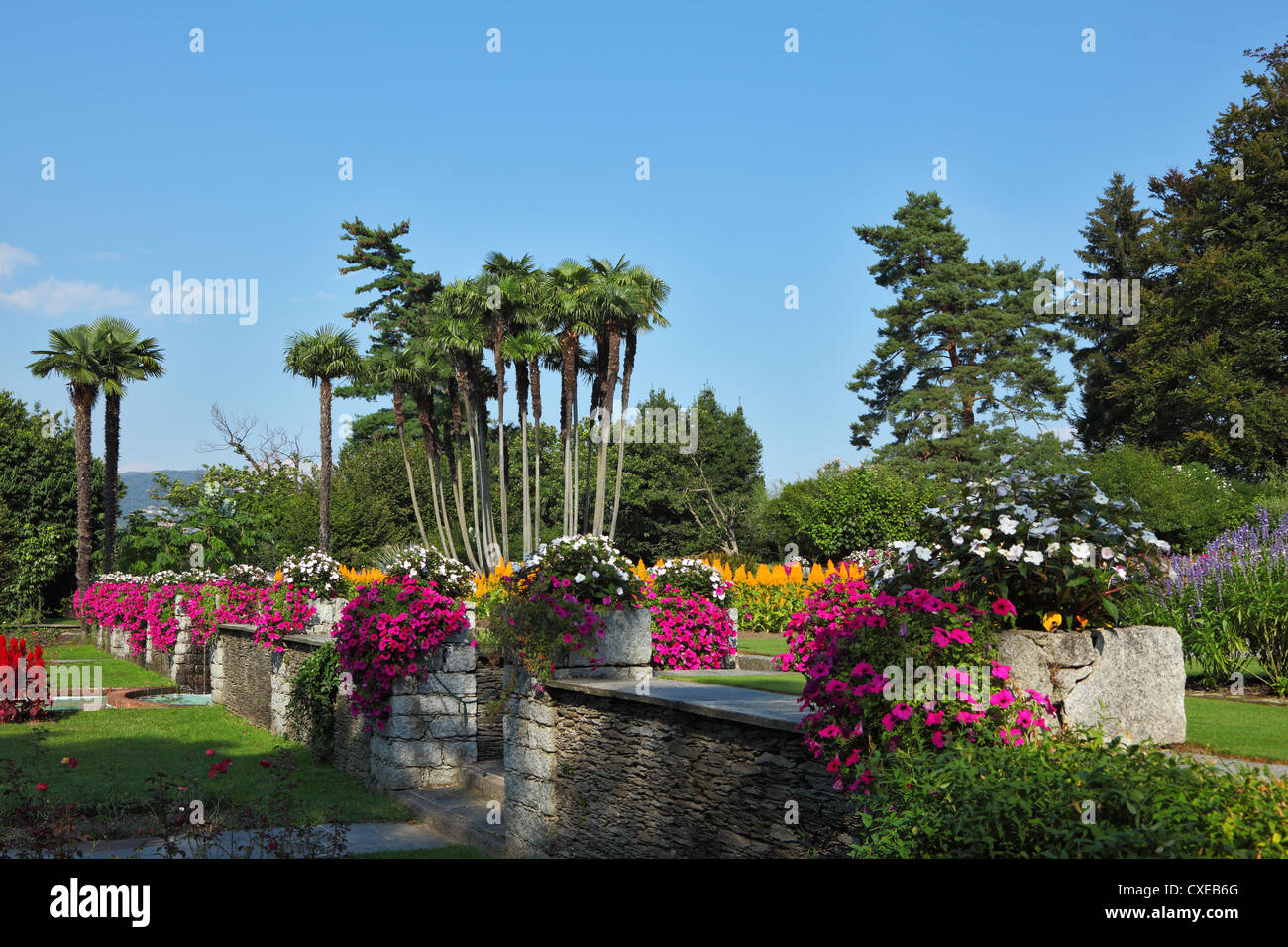 Huge beautiful park Stock Photo - Alamy