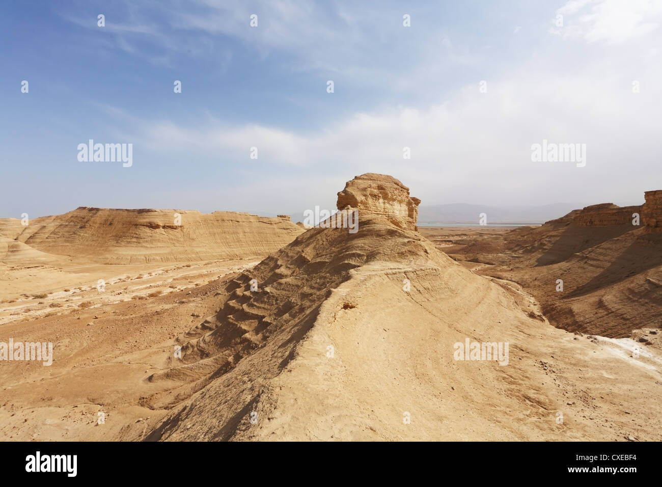 The sandstone rock in the desert Stock Photo - Alamy