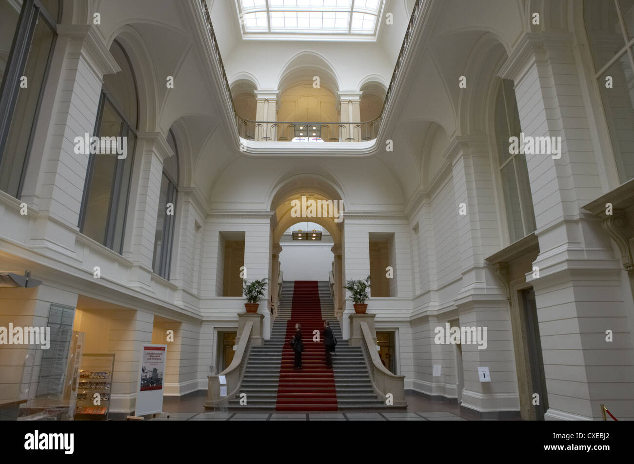 Berlin - foyer and staircase in the House Stock Photo - Alamy