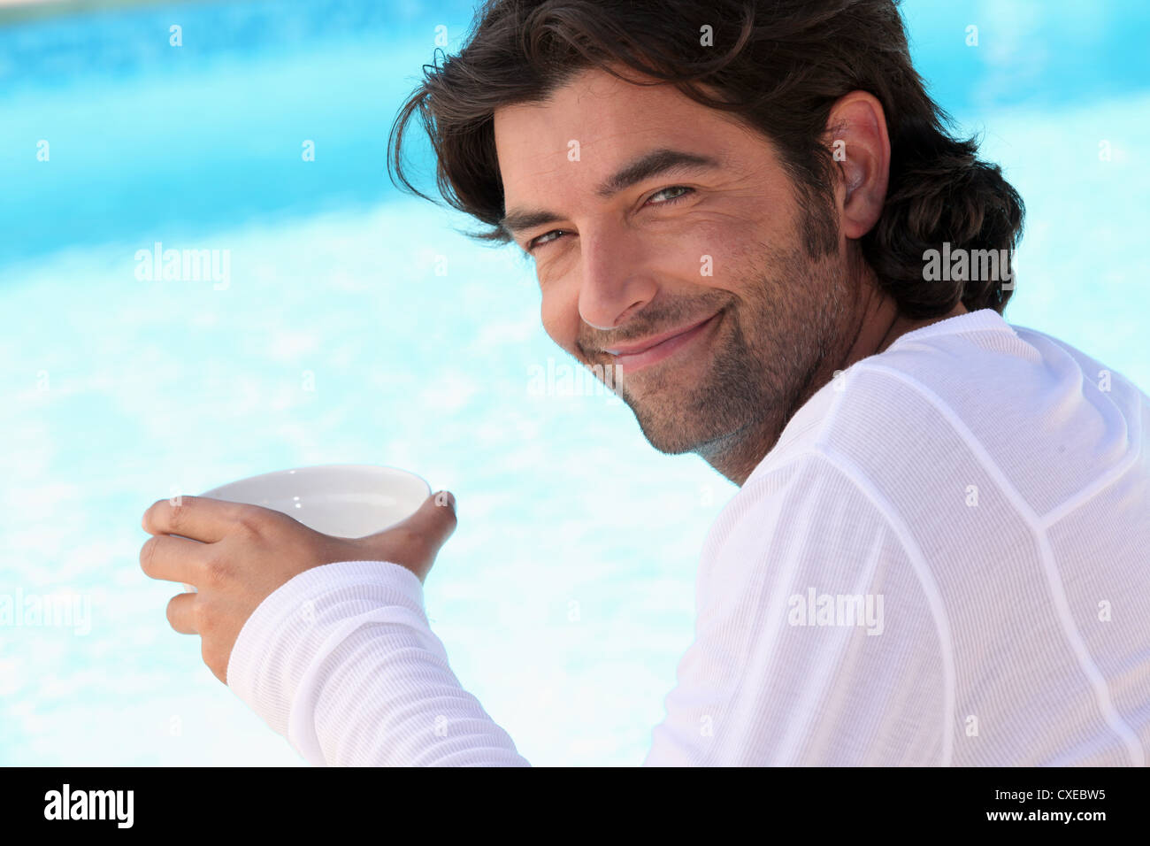 Man long brown beard hi-res stock photography and images - Alamy