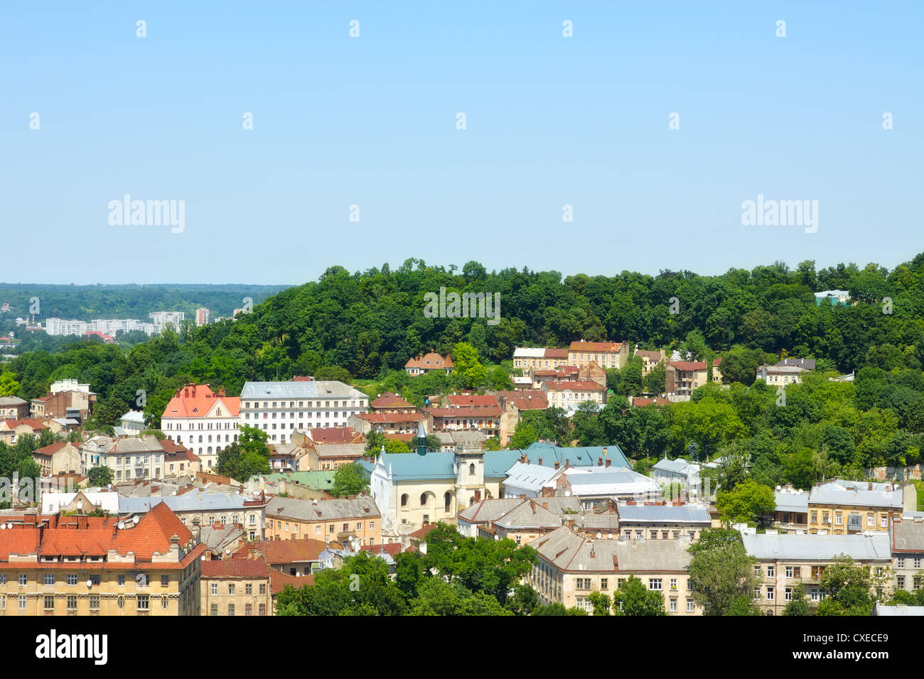 Lviv Aerial View Stock Photo - Alamy