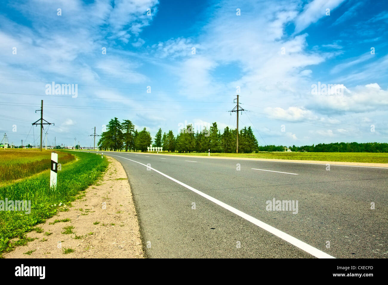 Belarus highway hi-res stock photography and images - Alamy
