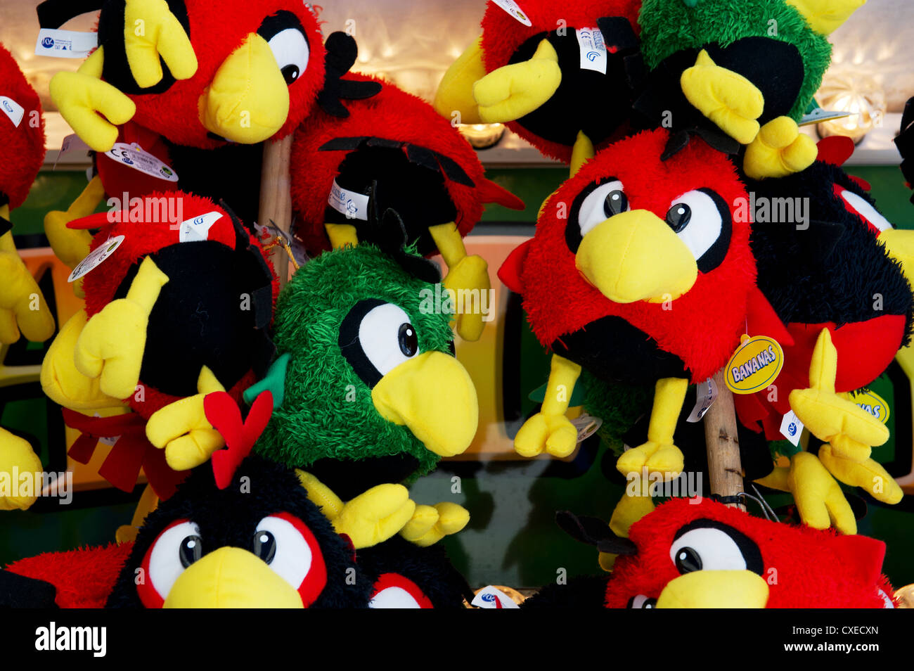 Colourful soft toys Stock Photo - Alamy