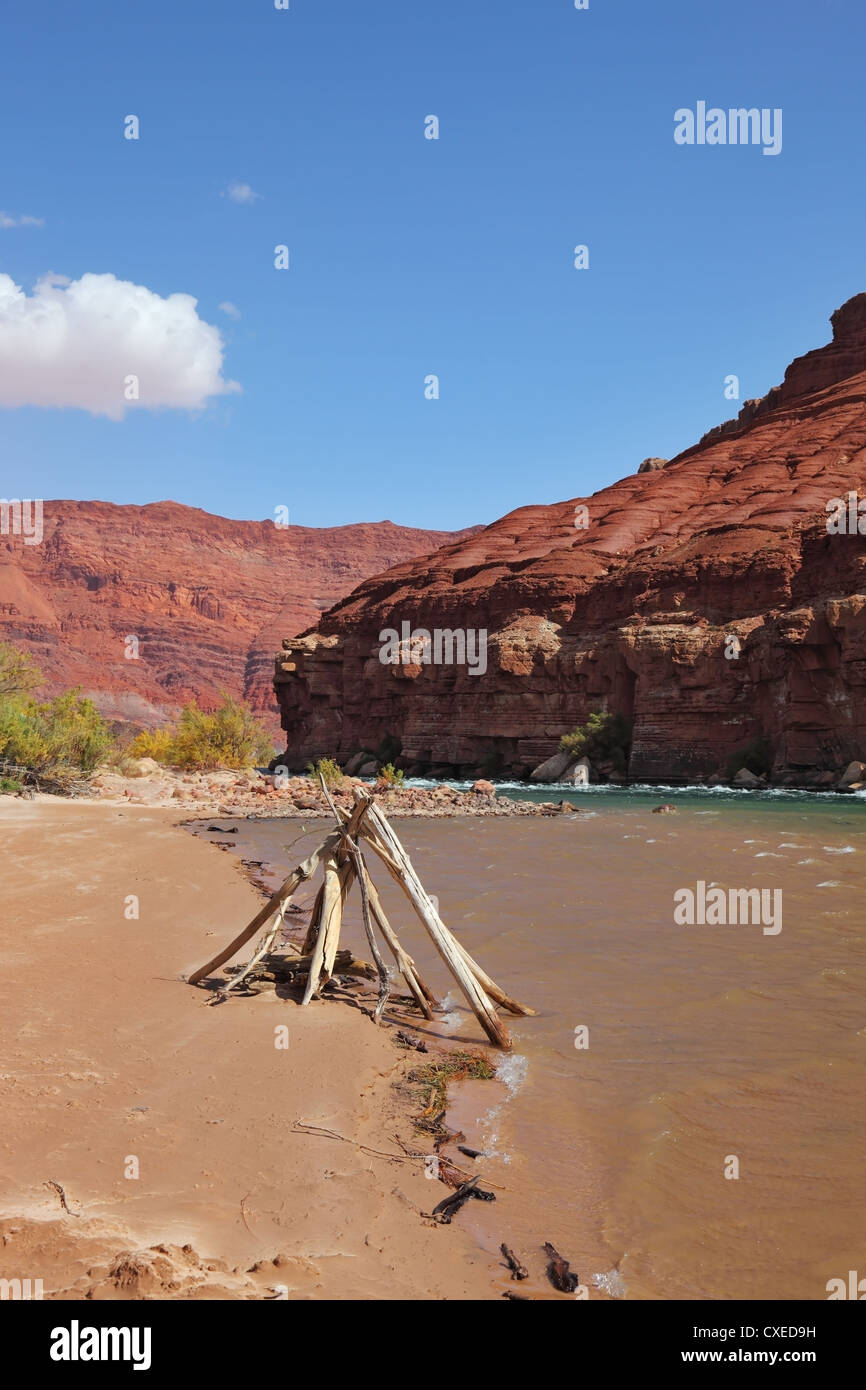 The ritual construction Stock Photo - Alamy