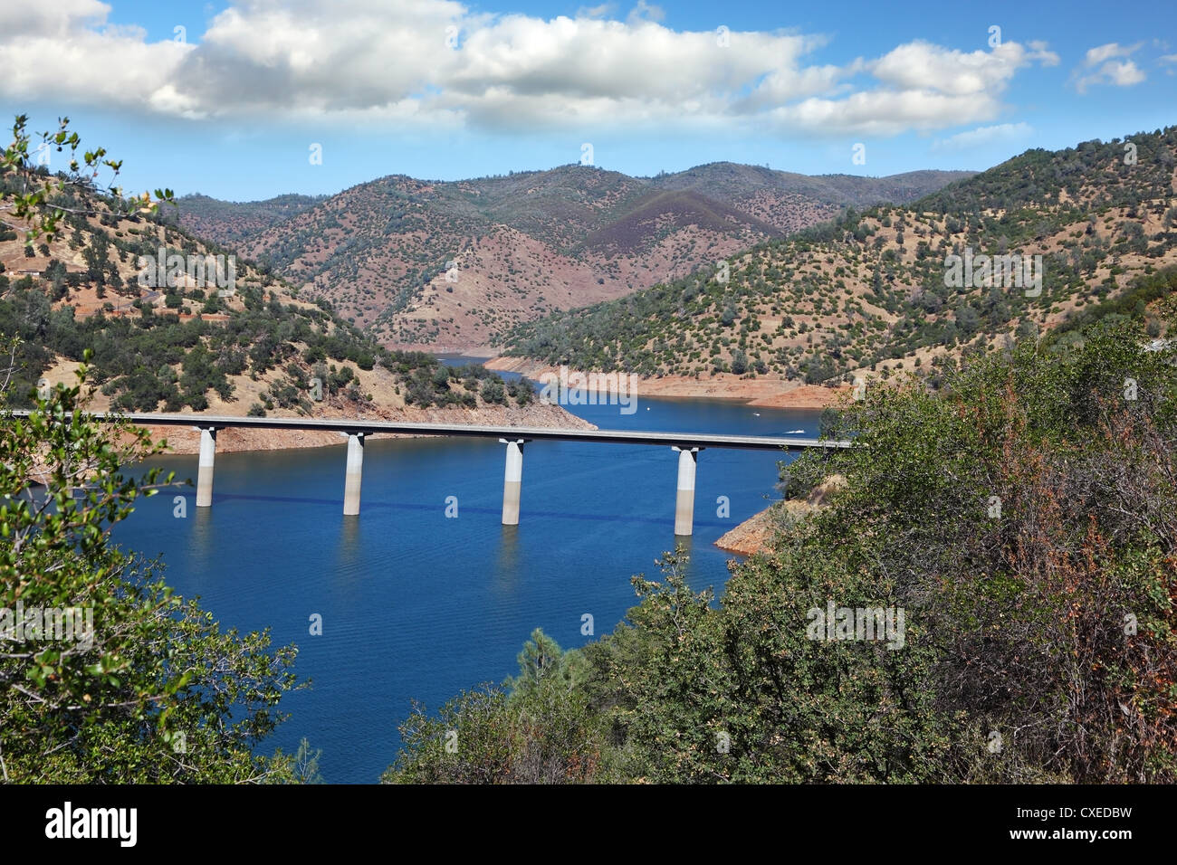 Bridge on the River Stock Photo - Alamy