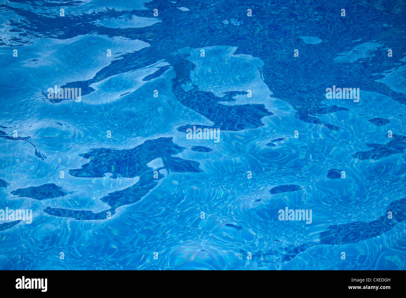 Water wave pattern of a swimming pool - Background Stock Photo - Alamy