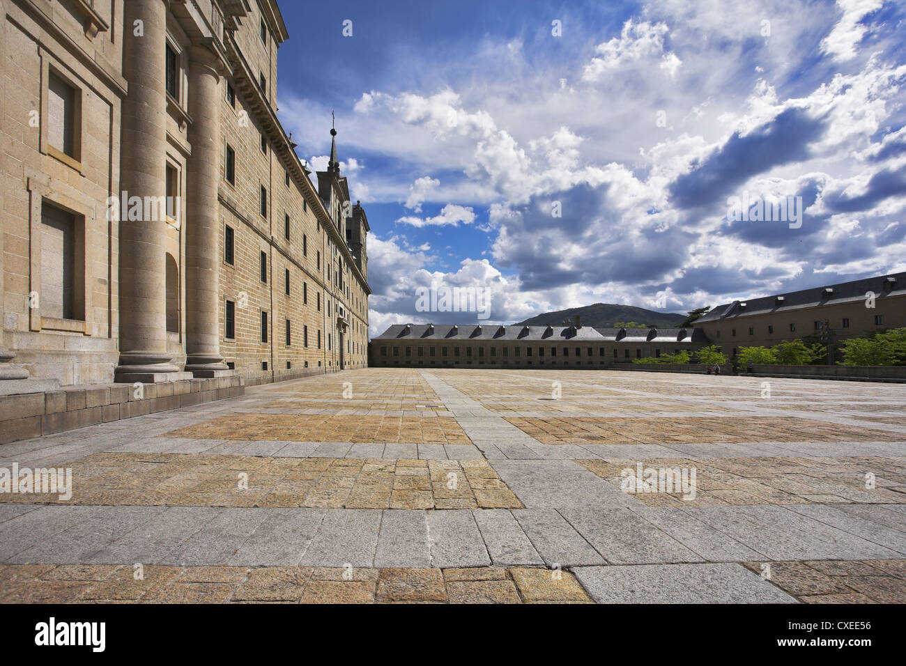 The area and stately royal palace Stock Photo - Alamy
