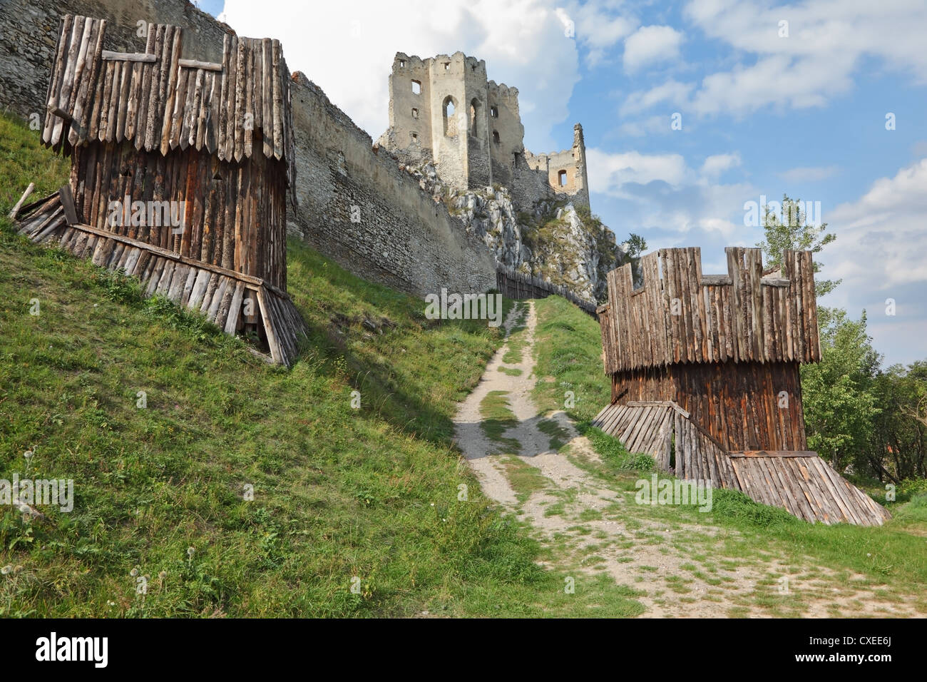The medieval fortress built Stock Photo - Alamy