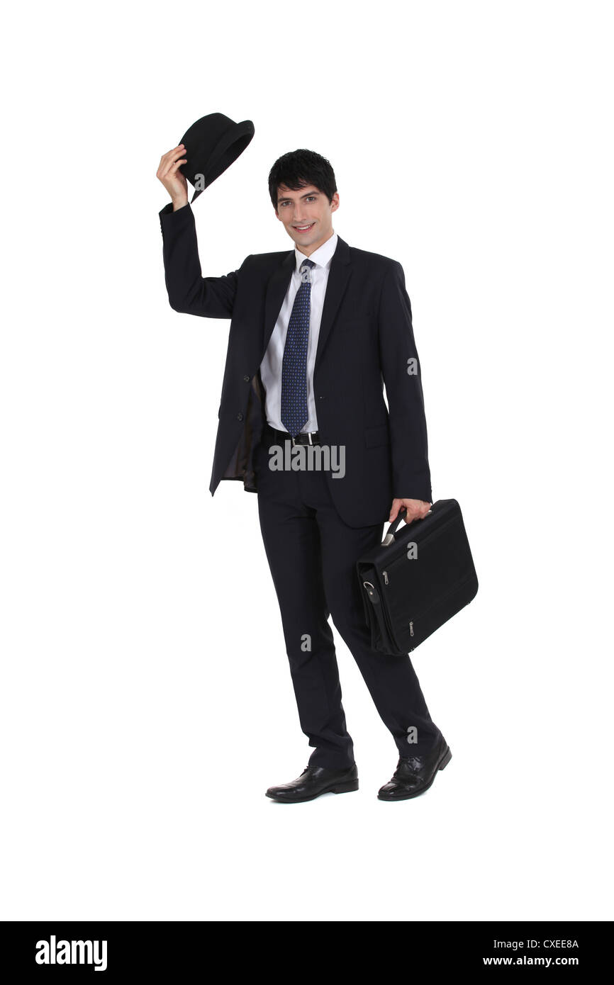 Tipping the hat Cut Out Stock Images & Pictures - Alamy