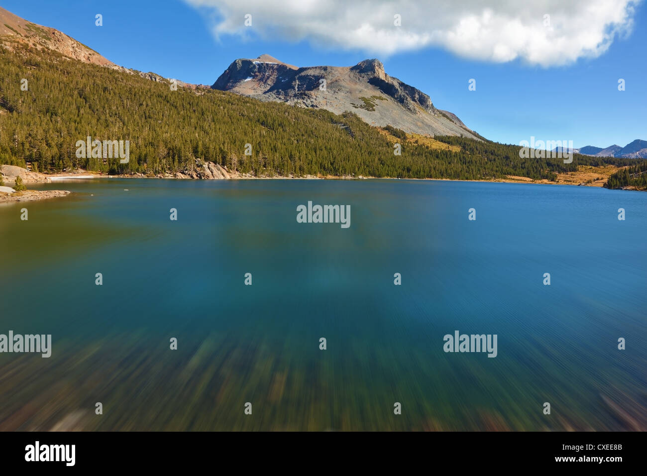 A deep blue lake Stock Photo - Alamy