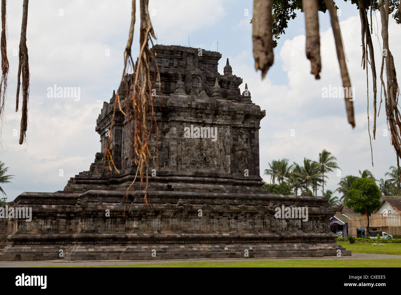 The Buddhist Temple Candi Mendut in South Kalimantan in Indonesia Stock ...