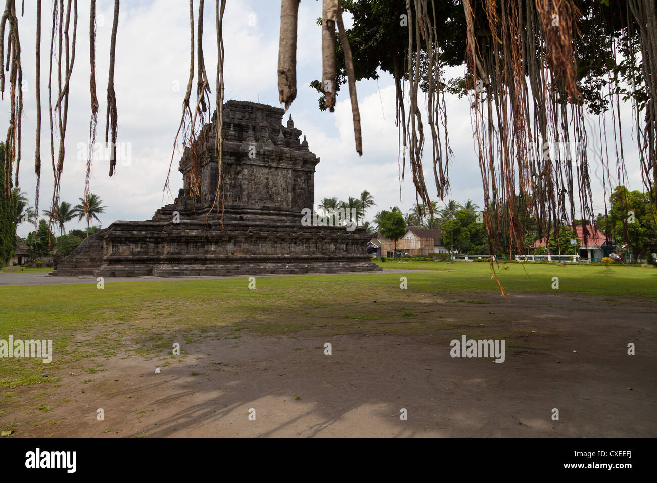 The Buddhist Temple Candi Mendut in South Kalimantan in Indonesia Stock ...