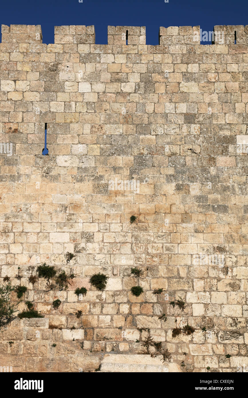 The walls of Jerusalem Stock Photo - Alamy