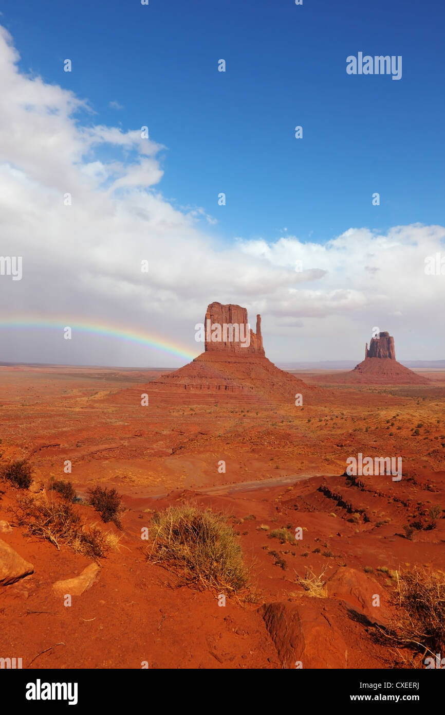 Monument Valley after rain Stock Photo - Alamy