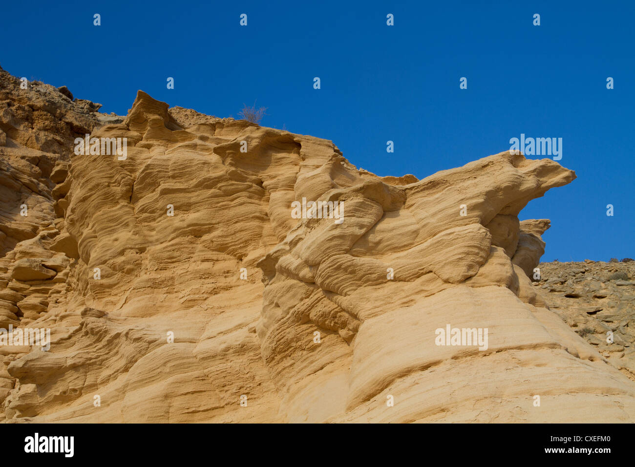 Sandstone Geological formation Mallorca Balearic Spain Stock Photo - Alamy