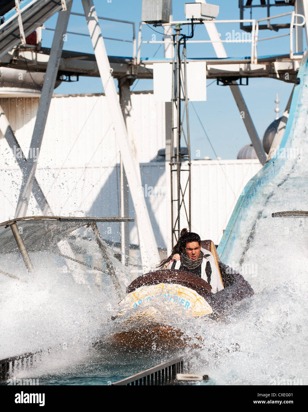 Water chute ride hi-res stock photography and images - Alamy
